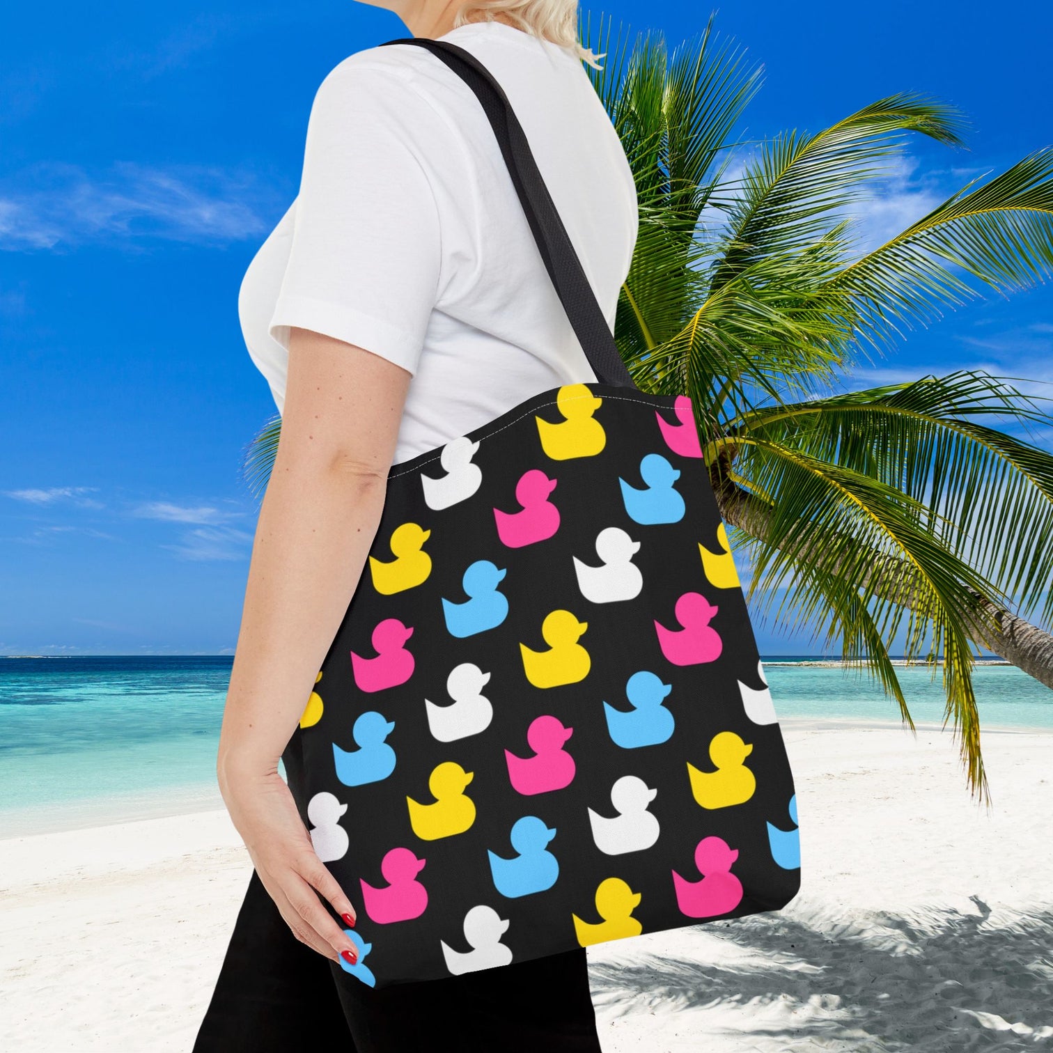 Cruising Ducks Tote Bag | Cruise Beach Tote – Cruise Into