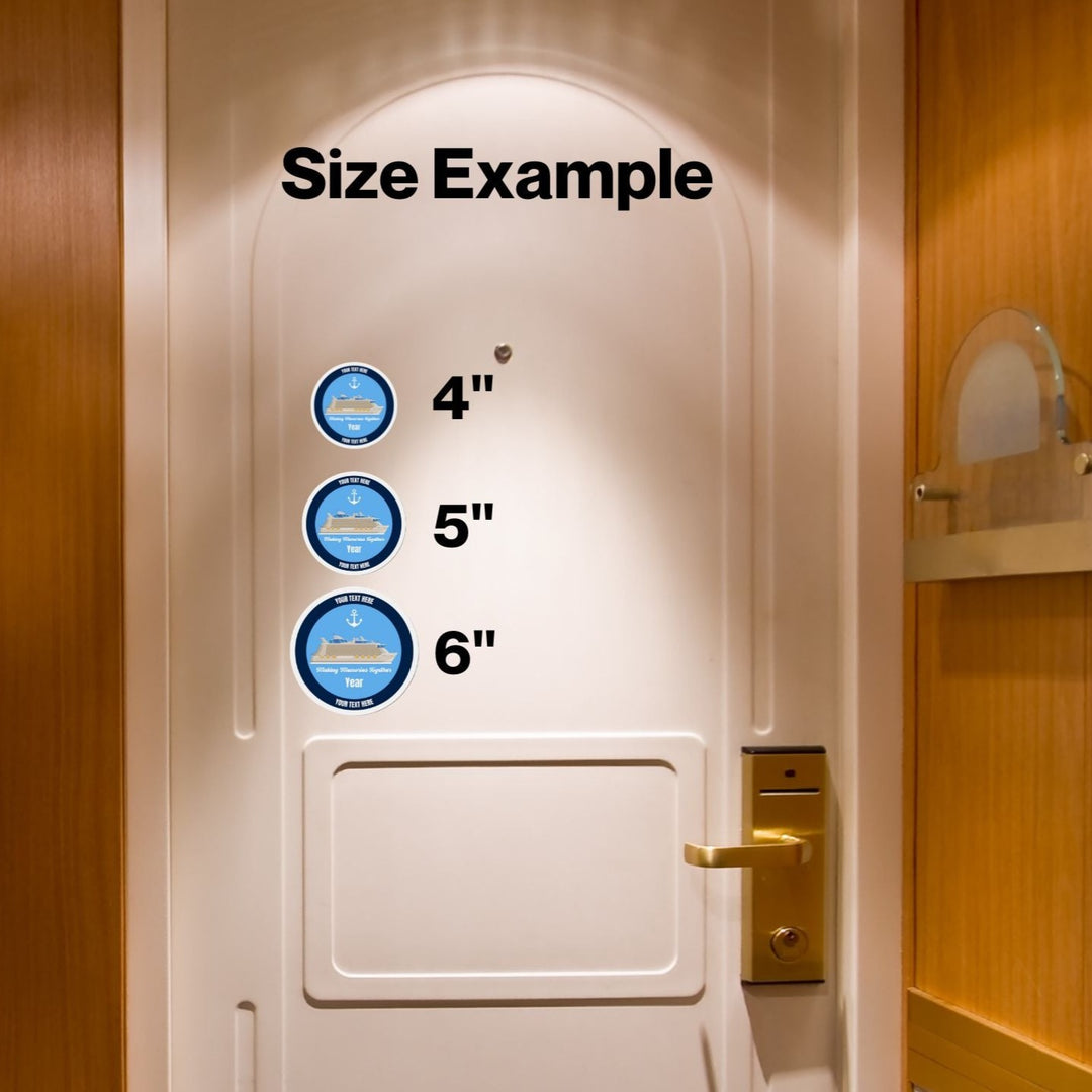 Personalized Family Cruise Door Magnet – Cruise Into