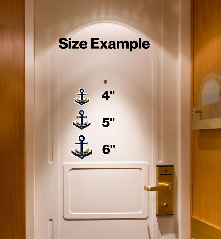 Personalized Anchor Cruise Door Magnet – Cruise Into