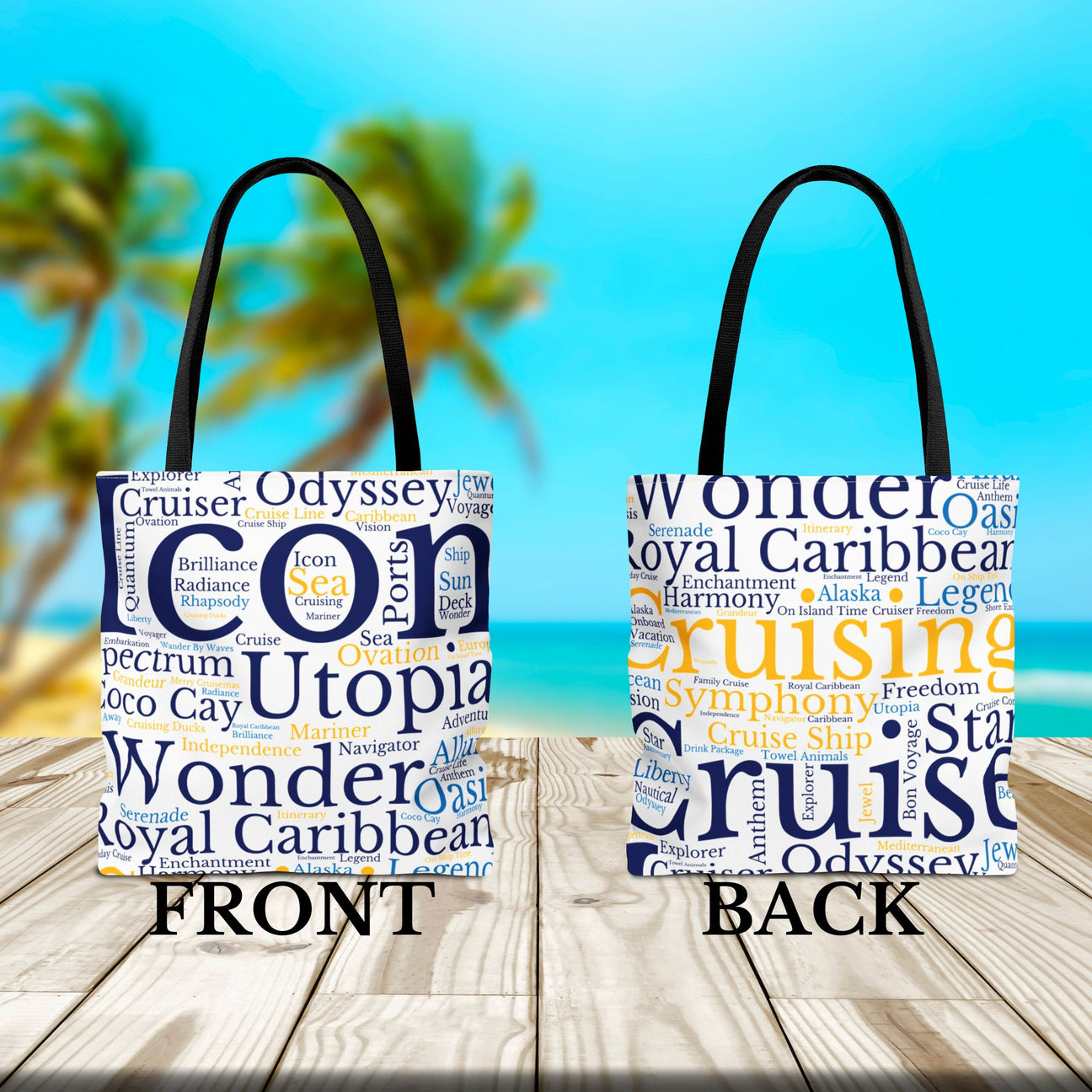 Royal Caribbean Cruise Tote Bag | Port Day Tote – Cruise Into