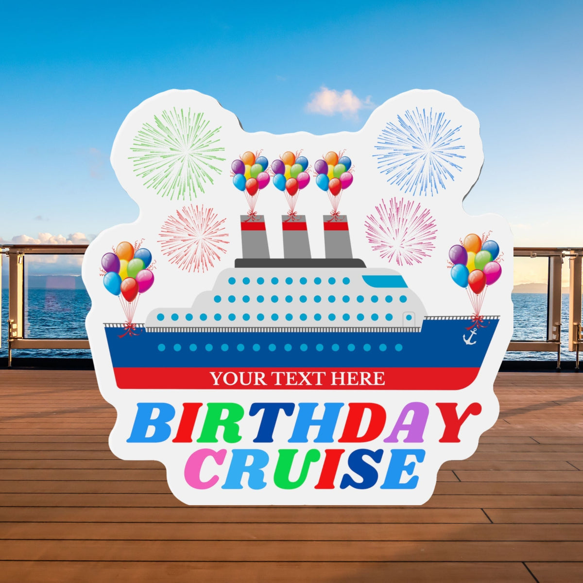 Personalized Birthday Cruise Door Magnet | Cruise Into